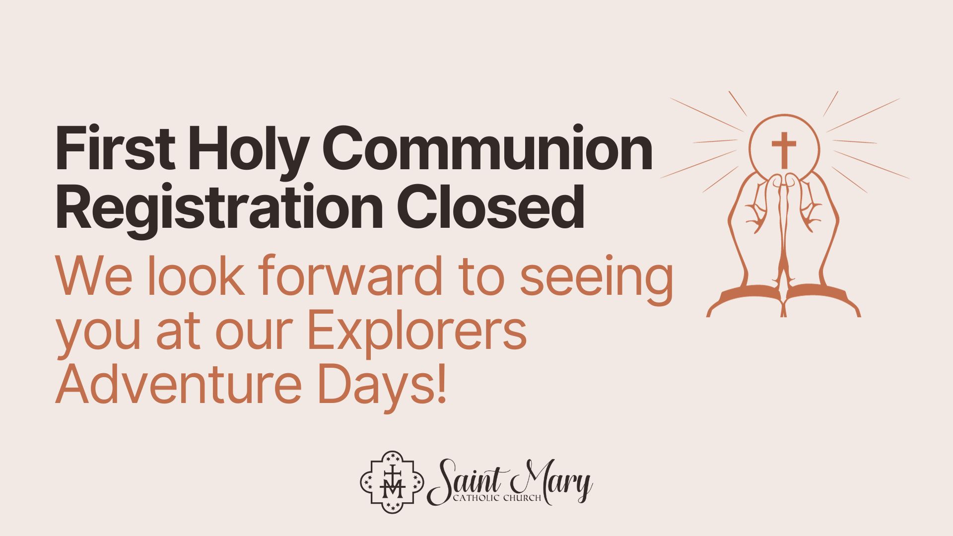 First Holy Communion – Saint Mary Catholic Church