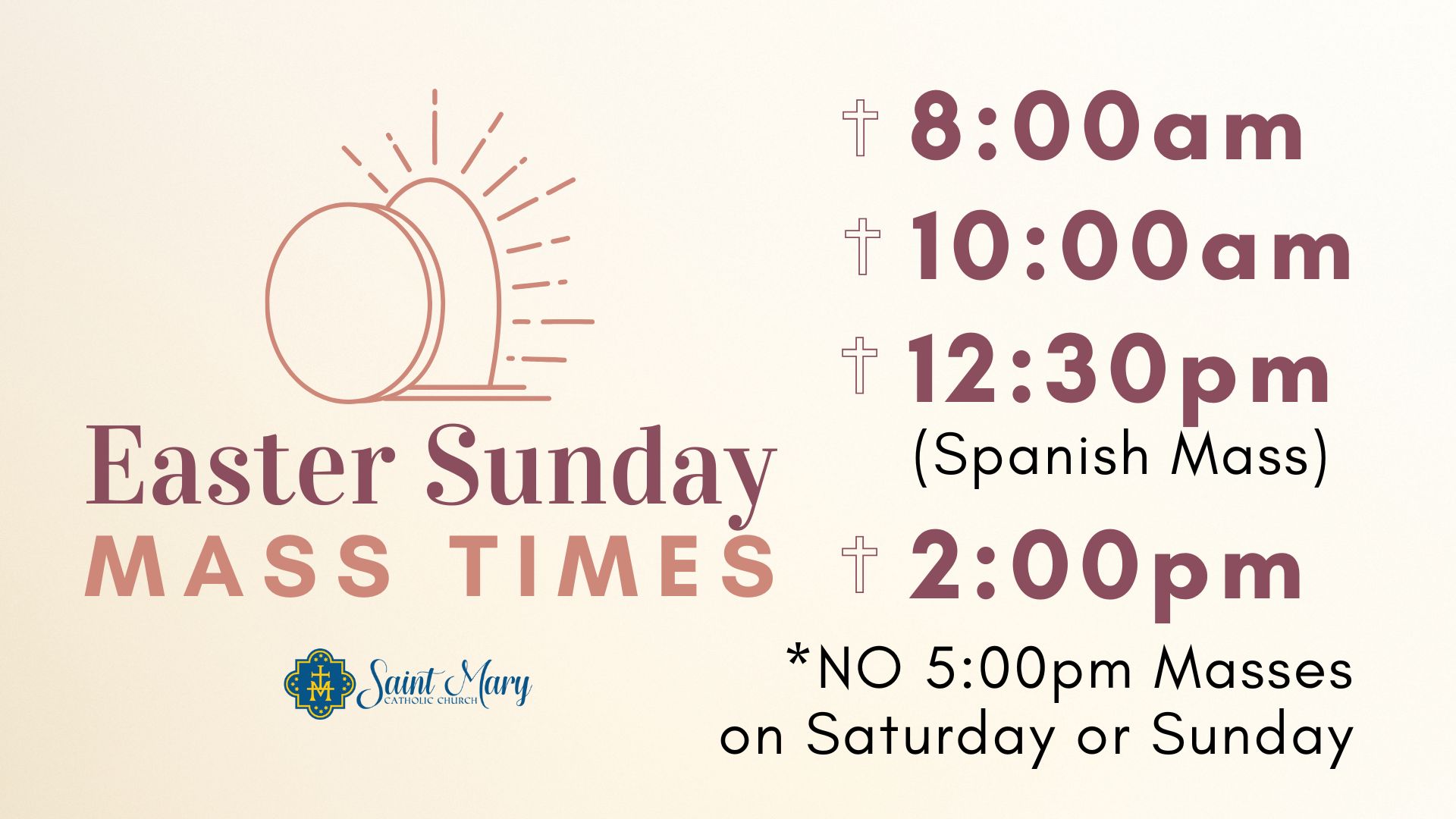 Holy Week & Easter 2025 – Saint Mary Catholic Church